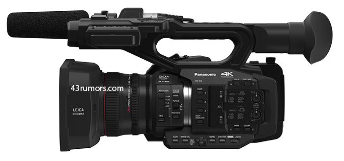 (FT5) Leaked image of the new Panasonic HC-X1 4K camcorder – 43 Rumors