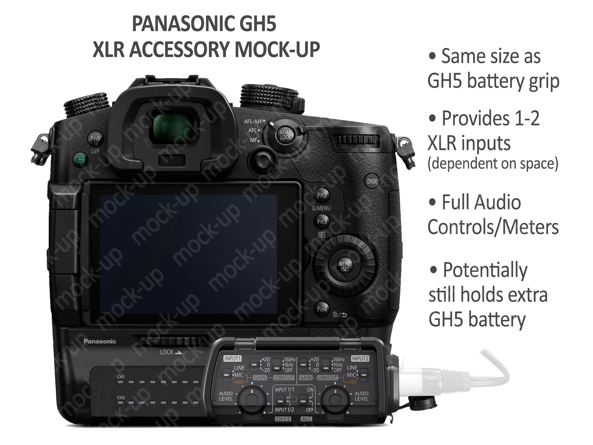 Ryan Zimmer shares his GH5 XLR grip idea… – 43 Rumors