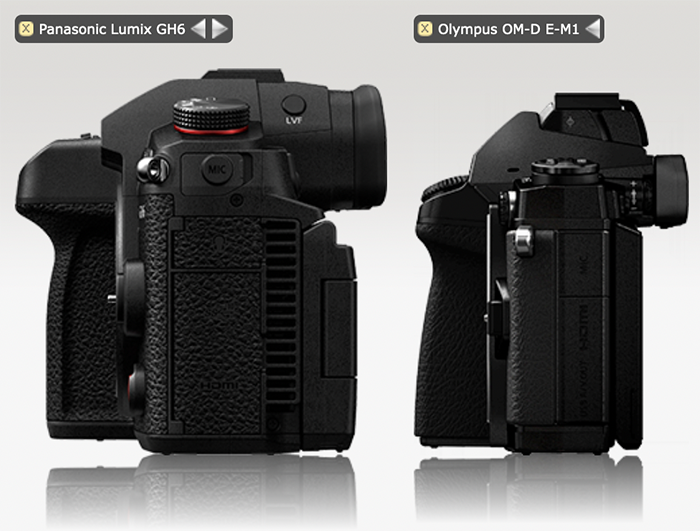 GH6 vs GH5II and OM-1 size and spec comparison – 43 Rumors